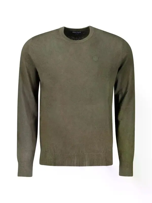 NORTH SAILS Logo-embroidered Crew-neck Sweater - Green