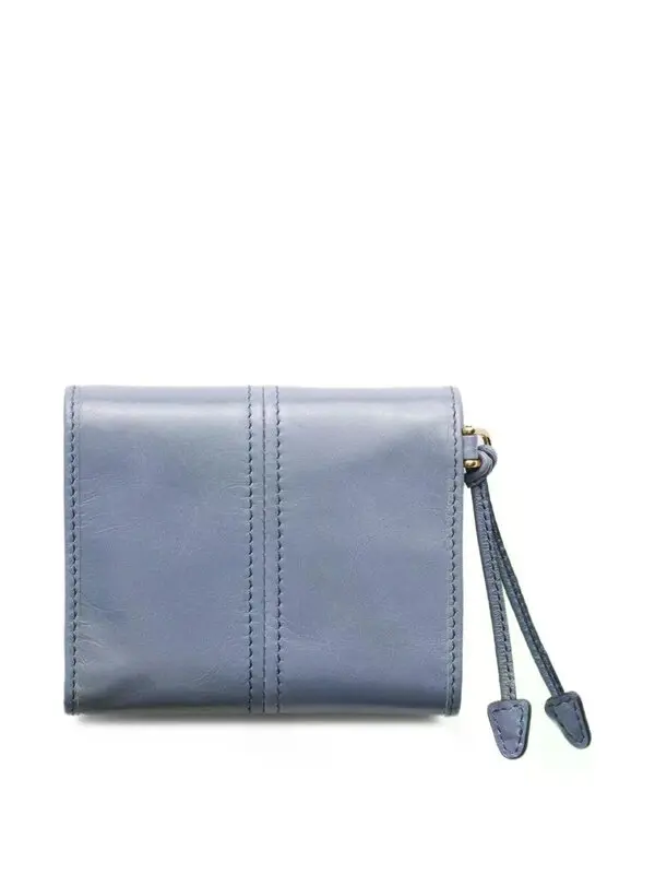 Prada Small Leather Wallet - Blue