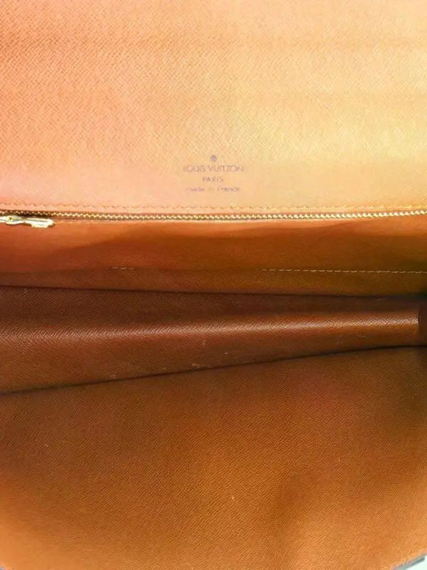 LOUIS VUITTON Monceau Handbag Monogram Canvas Satchel