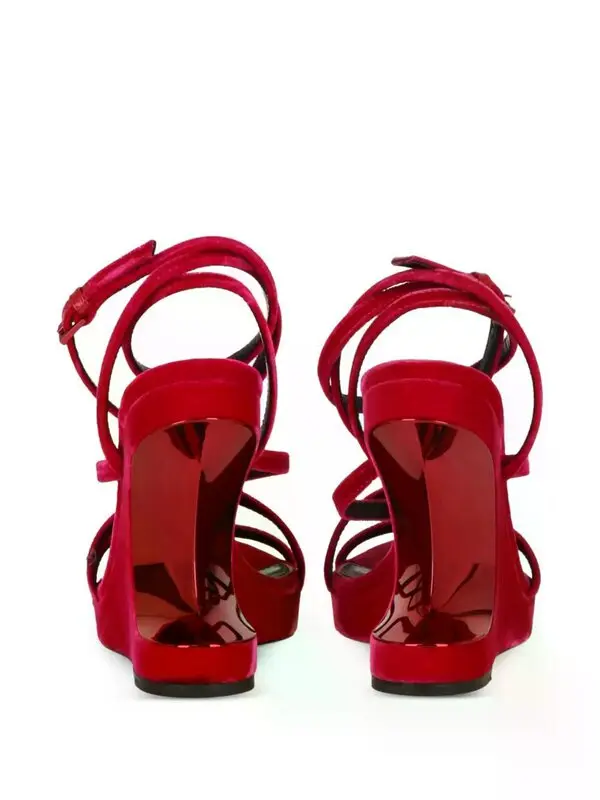 TOM FORD Wrap-around Strappy Platform Sandals - Pink