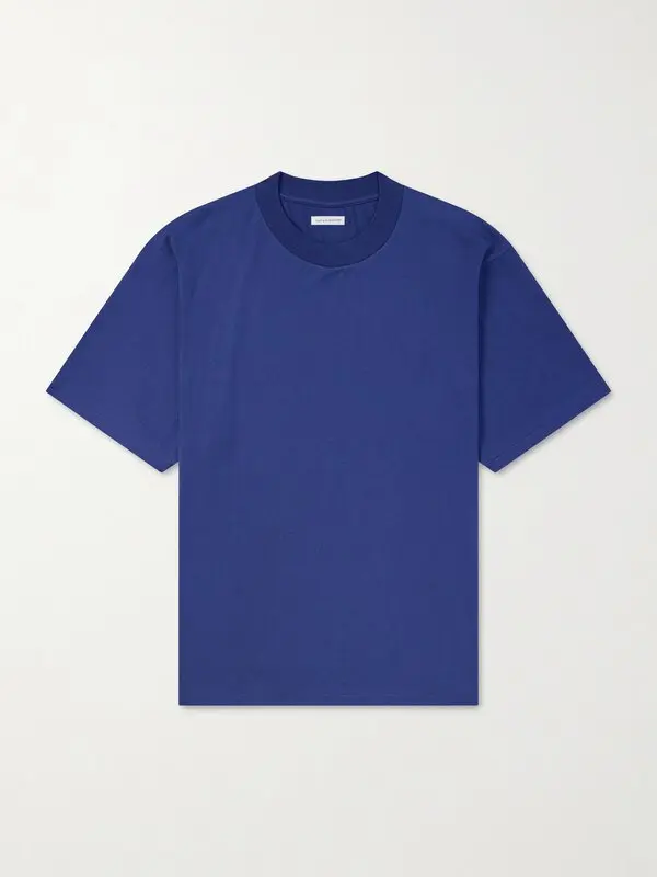 KAPTAIN SUNSHINE Suvin Supima Cotton-jersey T-shirt - Blue