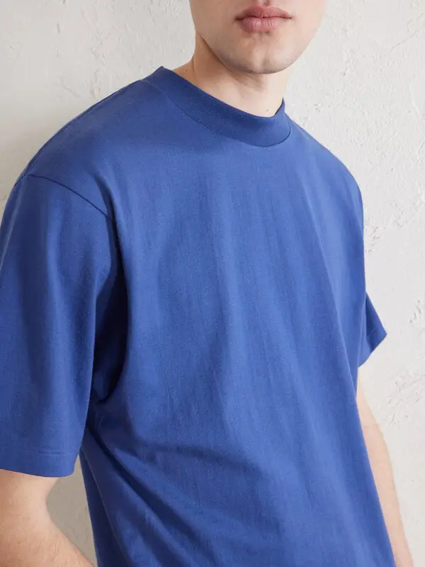 KAPTAIN SUNSHINE Suvin Supima Cotton-jersey T-shirt - Blue