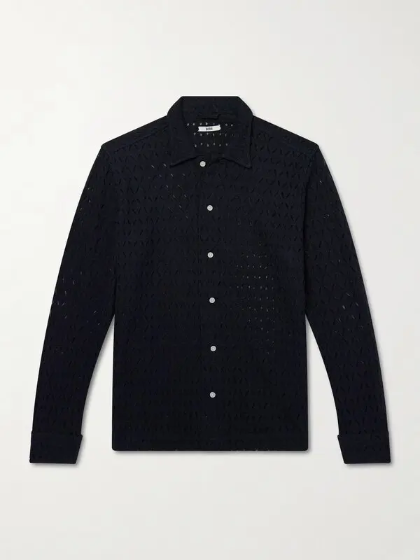 BODE Cotton-blend Lace Shirt