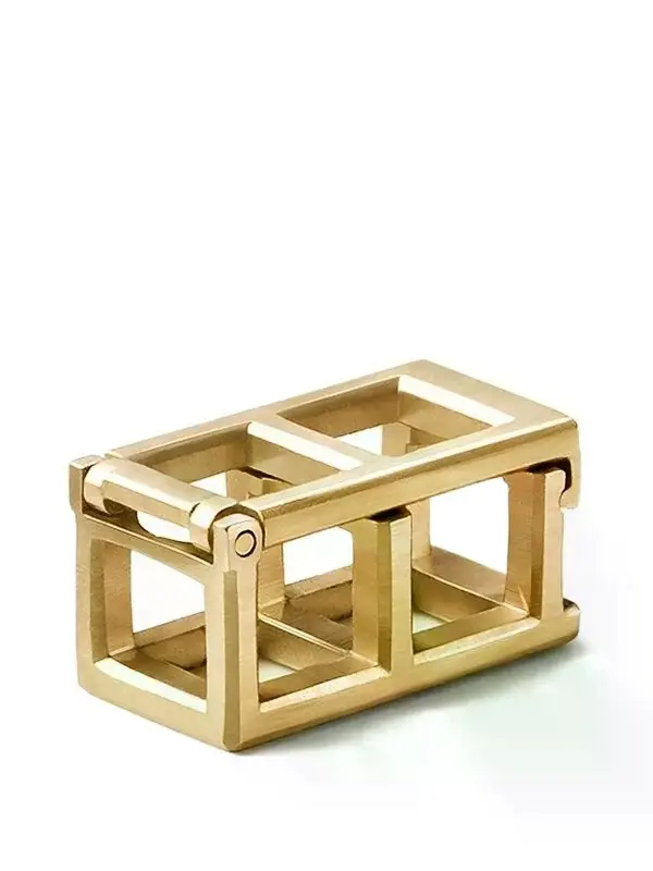 Shihara Node Double-square Clasp - Gold