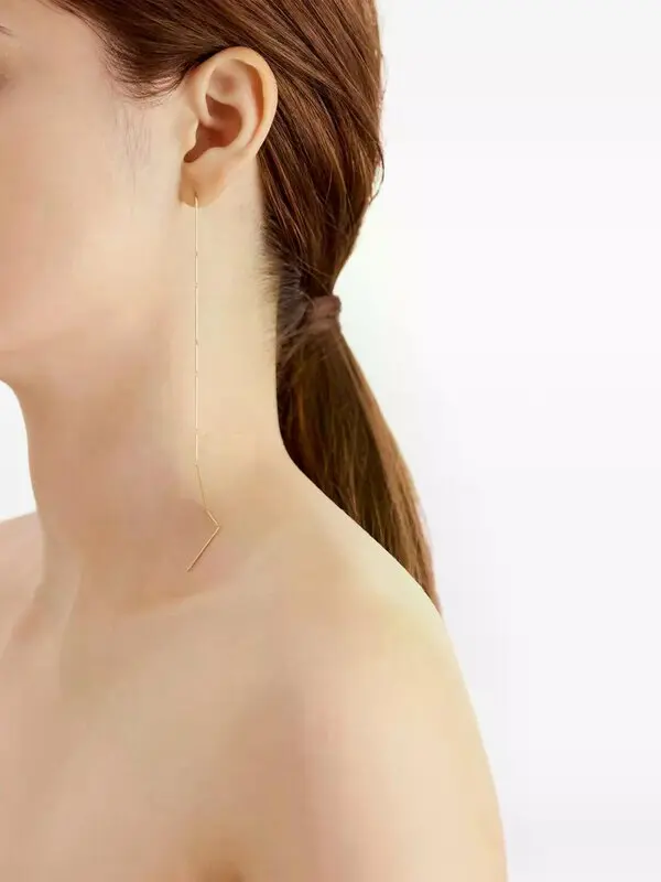 Shihara Construction Lines Chain-link Earring