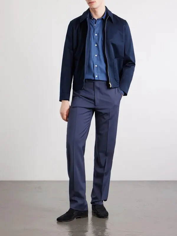 J. MUESER Tencel™ Lyocell-twill Shirt