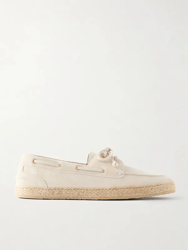 Brunello Cucinelli Suede Boat Shoes