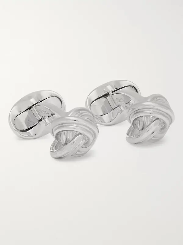 DEAKIN & FRANCIS Knot Sterling Cufflinks - Silver