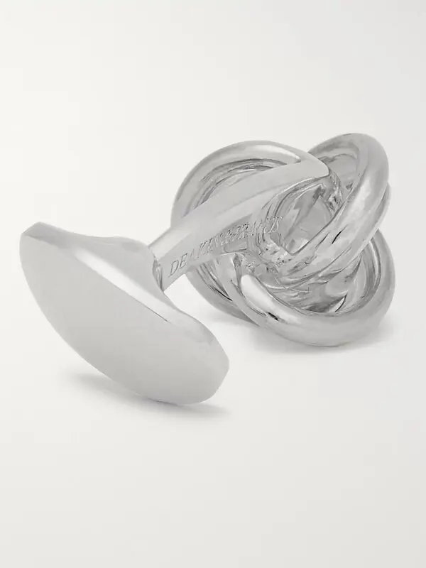 DEAKIN & FRANCIS Knot Sterling Cufflinks - Silver