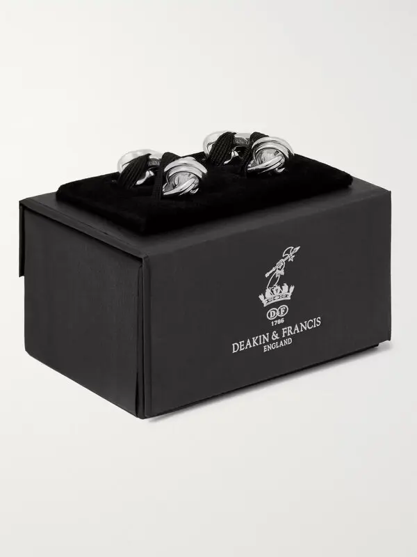 DEAKIN & FRANCIS Knot Sterling Cufflinks - Silver
