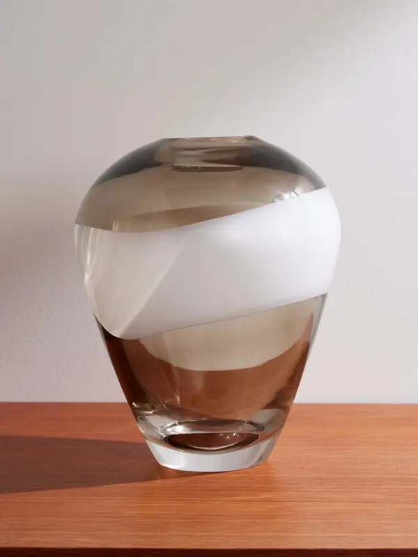Brunello Cucinelli Murano Glass Vase - White