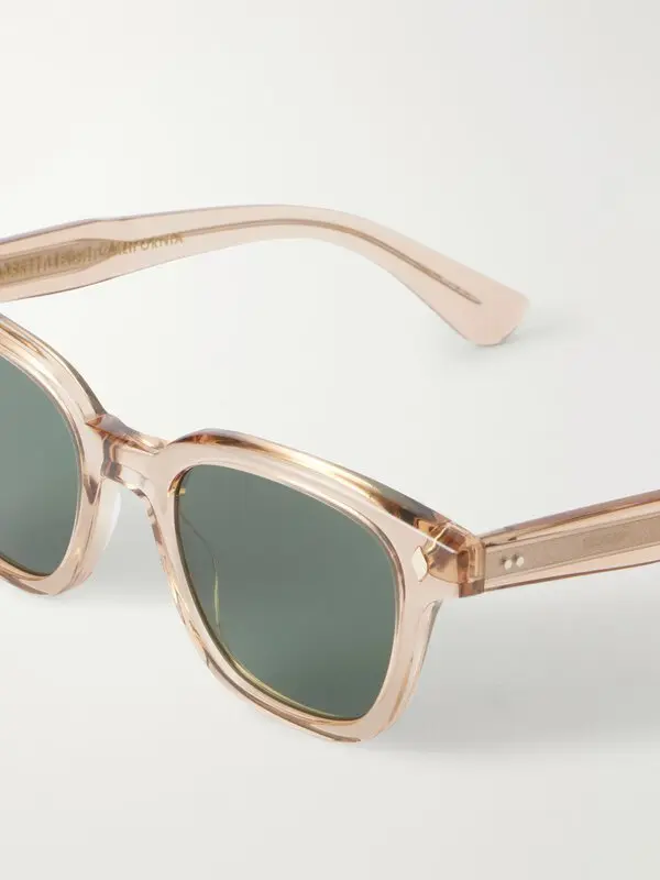 Garrett Leight Broadway D-frame Sunglasses - Neutrals