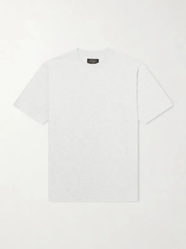 BEAMS Cotton-jersey T-shirt - Gray