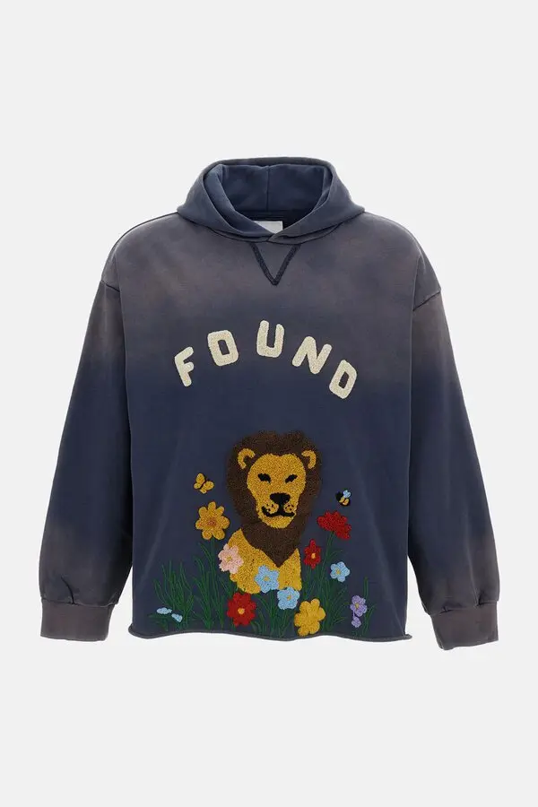 FOUND Wildlife Heavyweight Hoodie - Blue