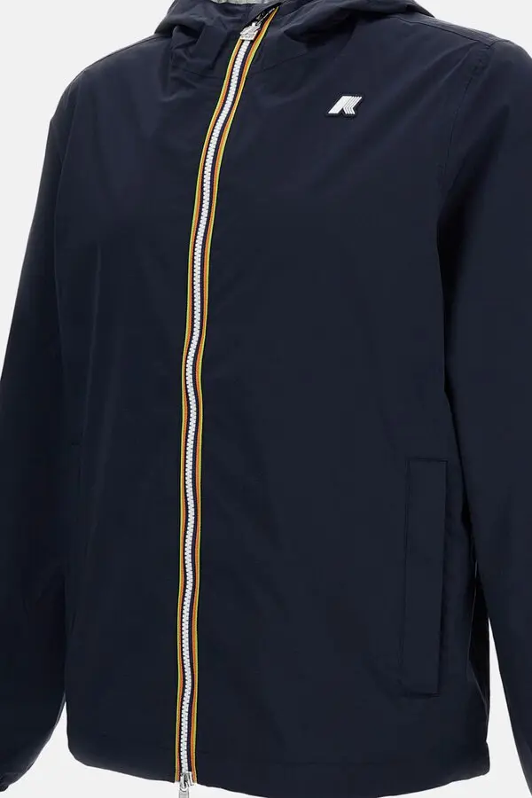 K-WAY Stretch Nylon Jersey Jacket - Blue