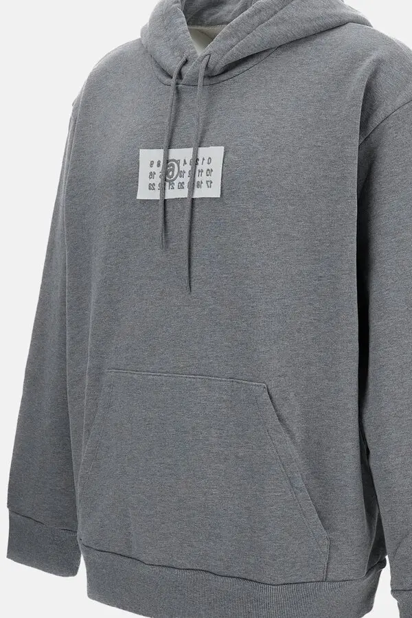 MAISON MARGIELA Cotton Hoodie - Grigio