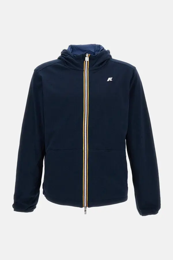 K-WAY Jake Double Interlock Jacket - Blue
