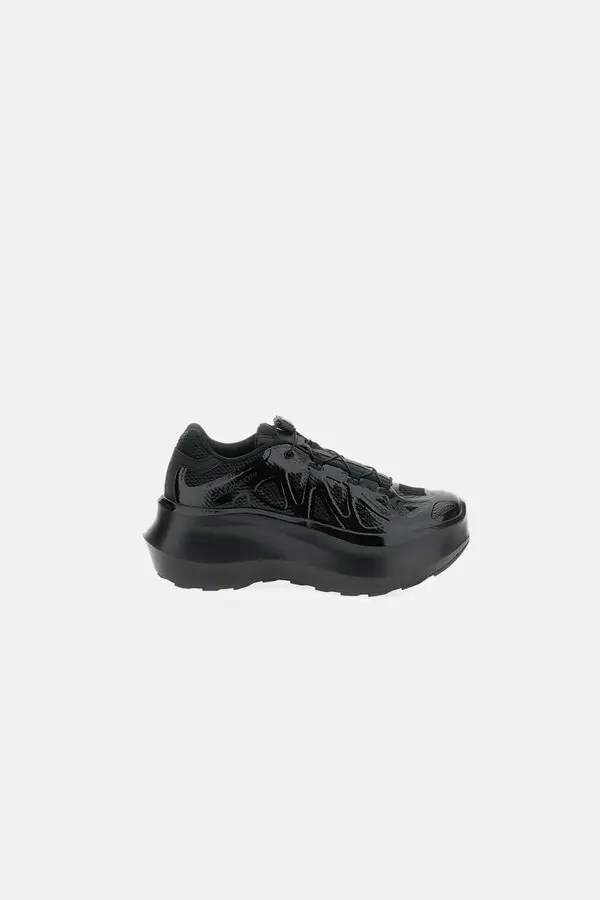 Comme Des Garçons Xt Whisper Void Platform Sneakers - Black