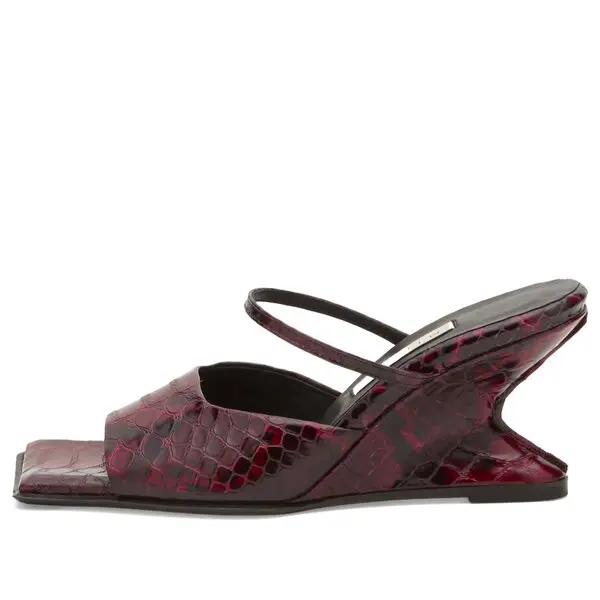 MIISTA Egle Snake Sandals - Red