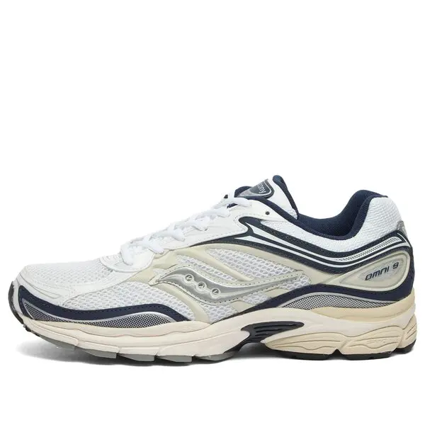 Saucony Progrid Omni 9 Sneaker - White/navy