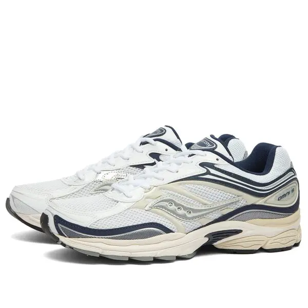 Saucony Progrid Omni 9 Sneaker - White/navy