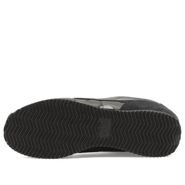 Nike Cortez Dot Embossed Leather Sneakers - Black