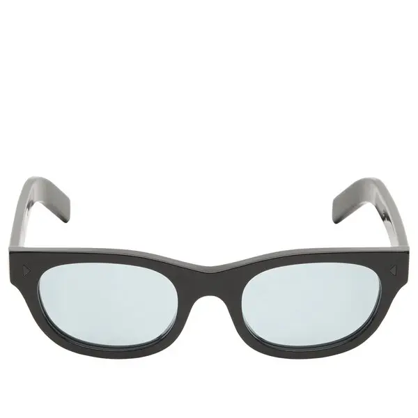 Prada Round Sunglasses - Black/blue