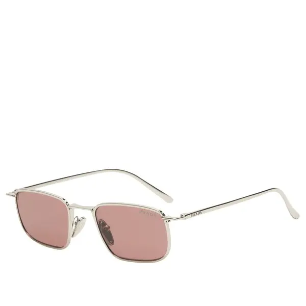 Prada D52s Sunglasses - Silver/bordeaux