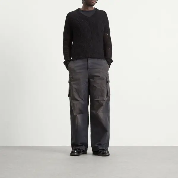 Our Legacy Linen Slow V-neck Jumper