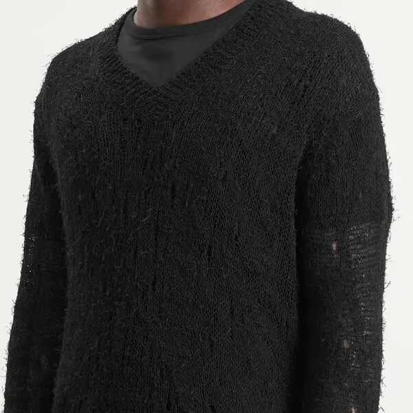 Our Legacy Linen Slow V-neck Jumper