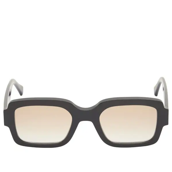 MONOKEL Apollo Rectangle Sunglasses - Black/brown Gradient
