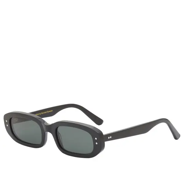 MONOKEL April Sunglasses - Black/green Solid