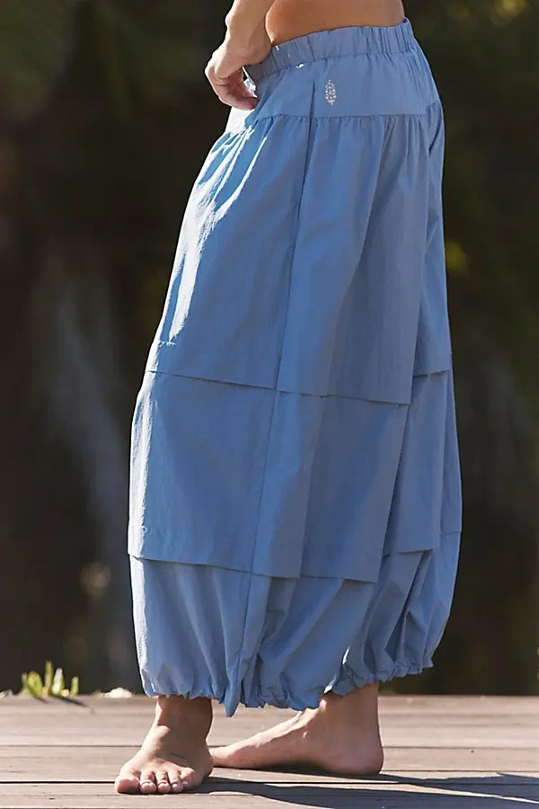 Free People Parachute Silhouette Pants - Mountain Spring