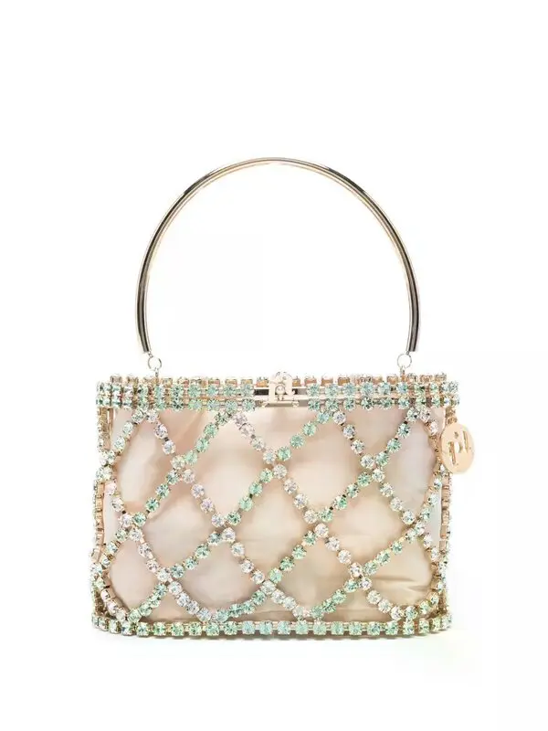 Rosantica Holli Sophia Crystal-embellished Mini Bag - Gold