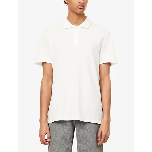 Paige Demille Short-sleeve Cotton-pique Polo Shirt - Silt
