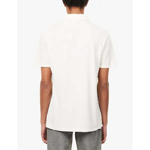 Paige Demille Short-sleeve Cotton-pique Polo Shirt - Silt