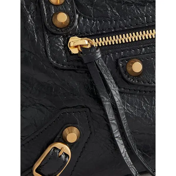 Balenciaga Le City Mini Leather Top-handle Bag - Black