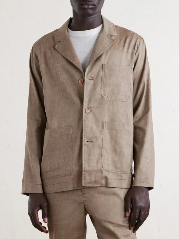 Frescobol Carioca Lima Cotton Suit Jacket