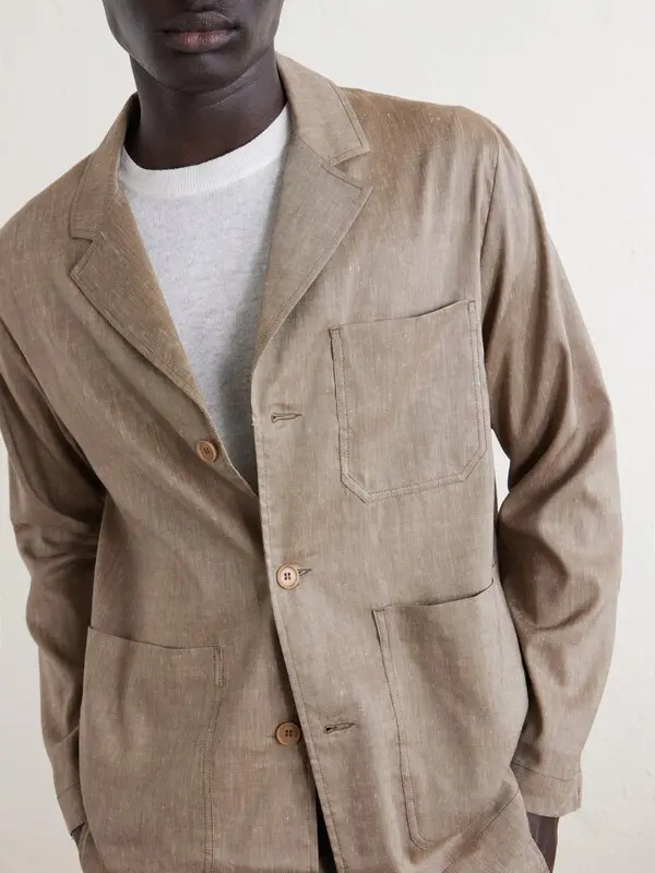 Frescobol Carioca Lima Cotton Suit Jacket