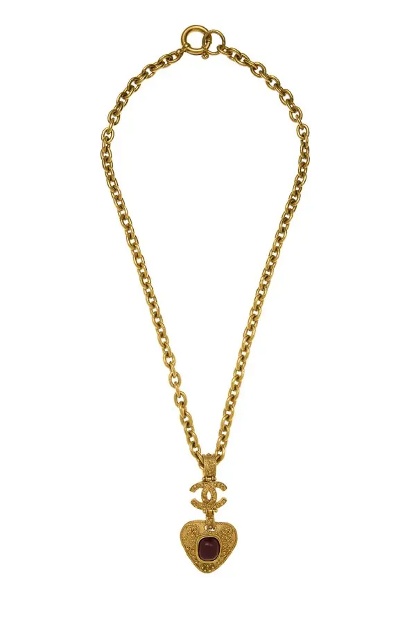 Chanel Gripoix Filigree Necklace - Gold