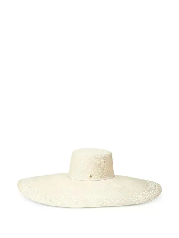 MAISON MICHEL Gina Hat - Neutrals