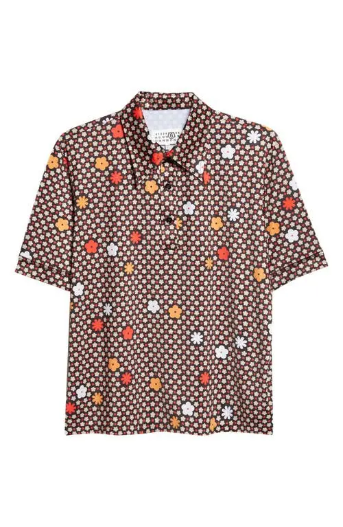 MAISON MARGIELA Floral Polo