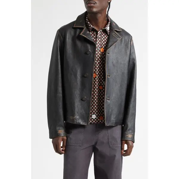 MAISON MARGIELA Sheepskin Leather Jacket