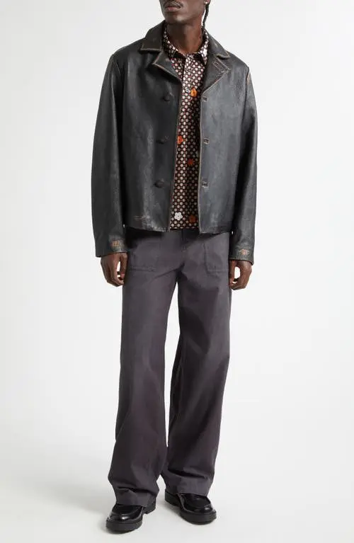 MAISON MARGIELA Sheepskin Leather Jacket