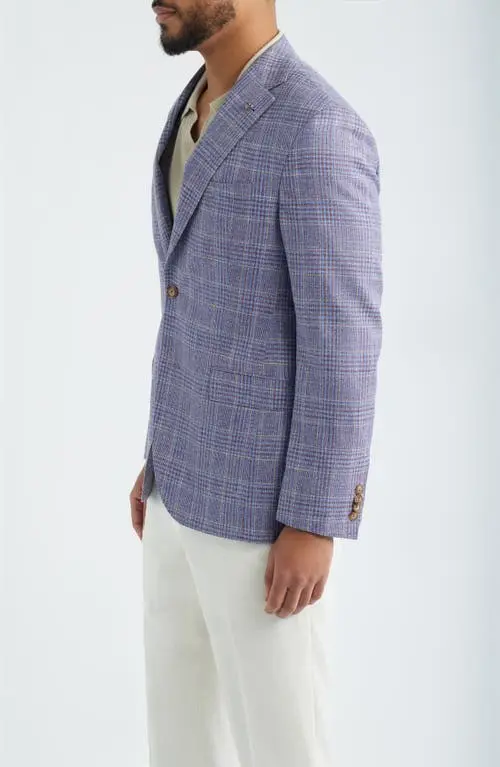 JACK VICTOR Mcallen Plaid Cotton & Silk Blend Sport Coat