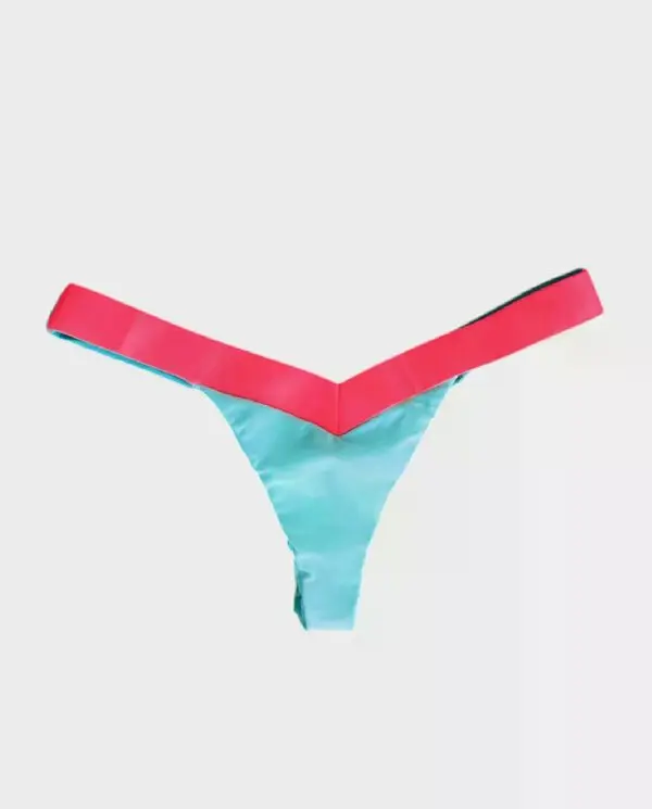BEACH BUNNY Naomi Bikini Bottom - Blue