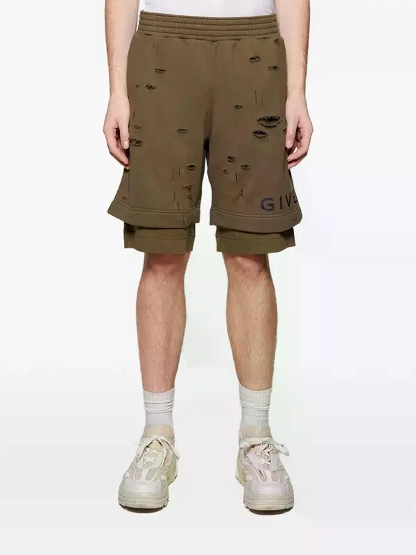 Givenchy Board Shorts - Brown