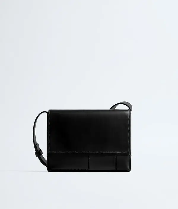 Bottega Veneta Angolo Messenger - Black