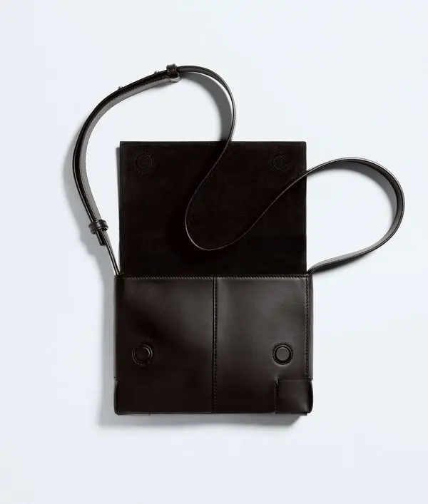 Bottega Veneta Angolo Messenger - Espresso