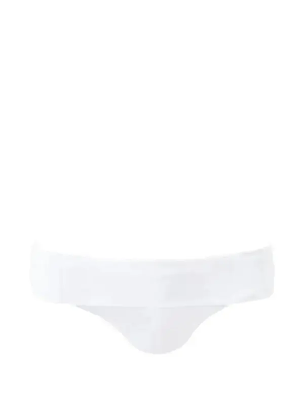 Melissa Odabash Brussels Draped Bikini Bottoms - White